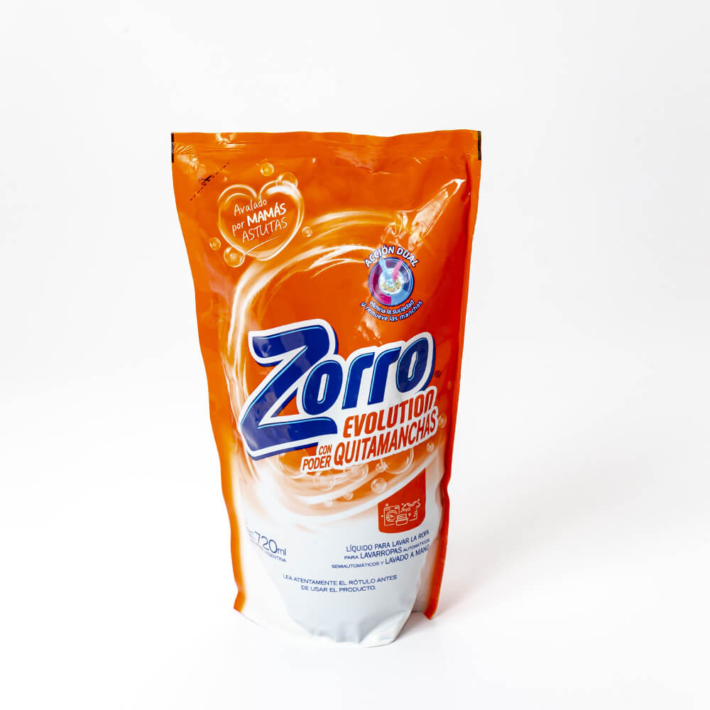 Jabon Liquido Escudo Evolution Zorro 800 cc