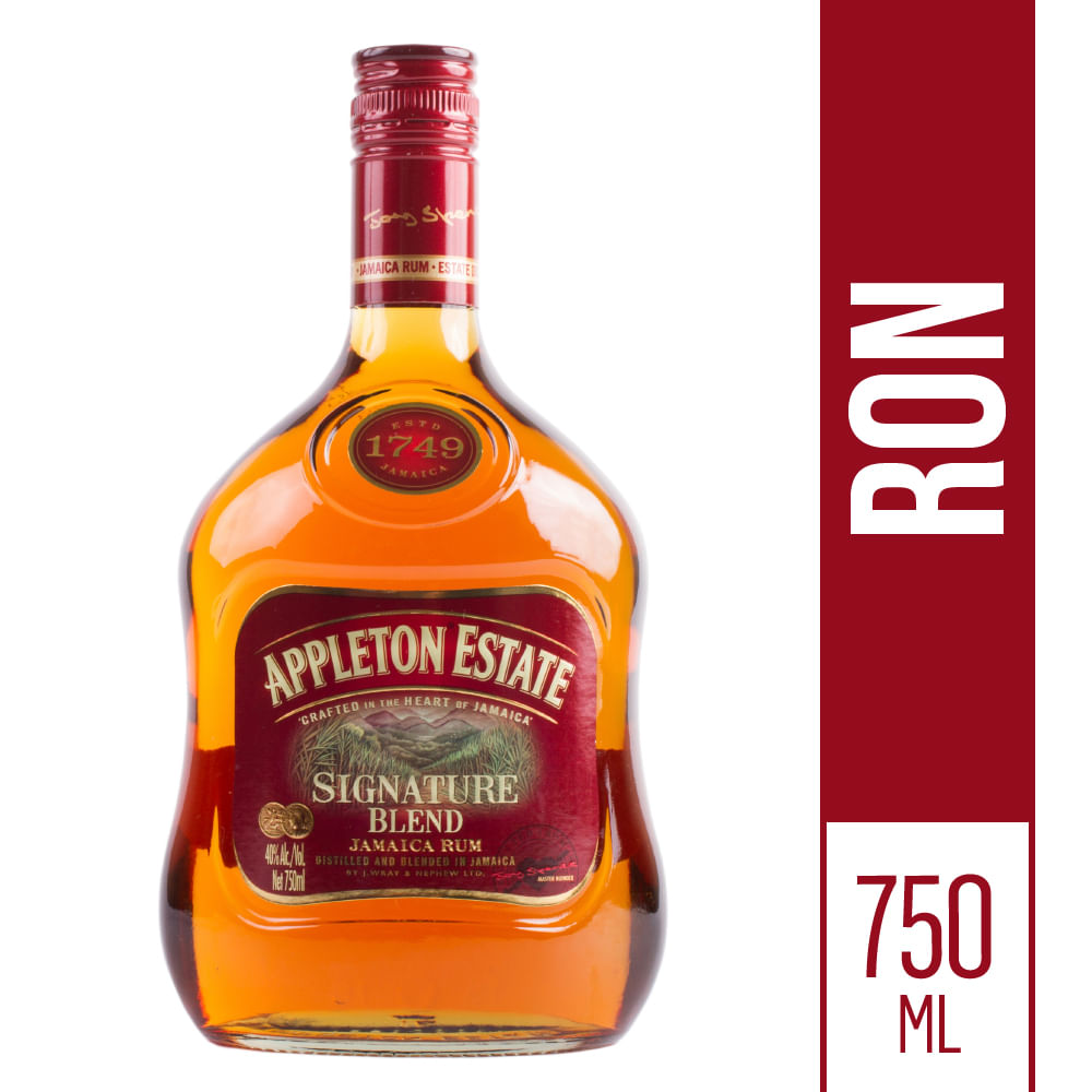Vodka Signature Appleton B40°/ 80P 750 cc