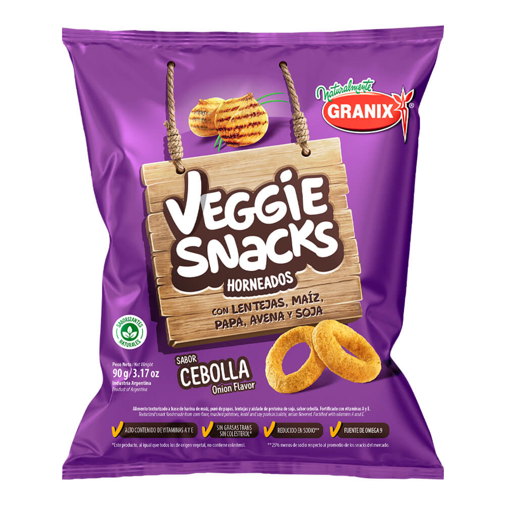 granix veggies snacks cebolla*90gr