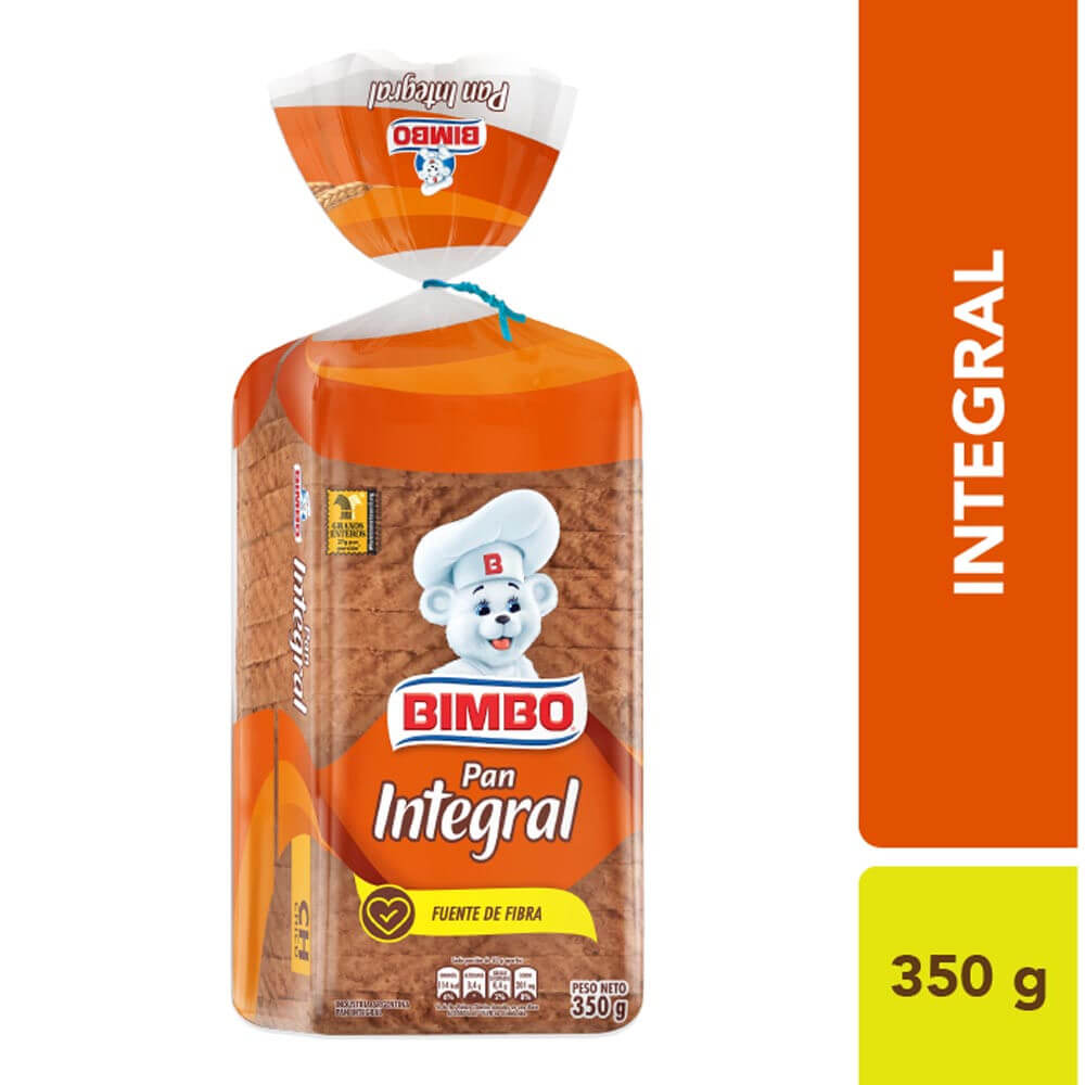 Pan 100% Integral Grano Entero Bimbo 420 gr