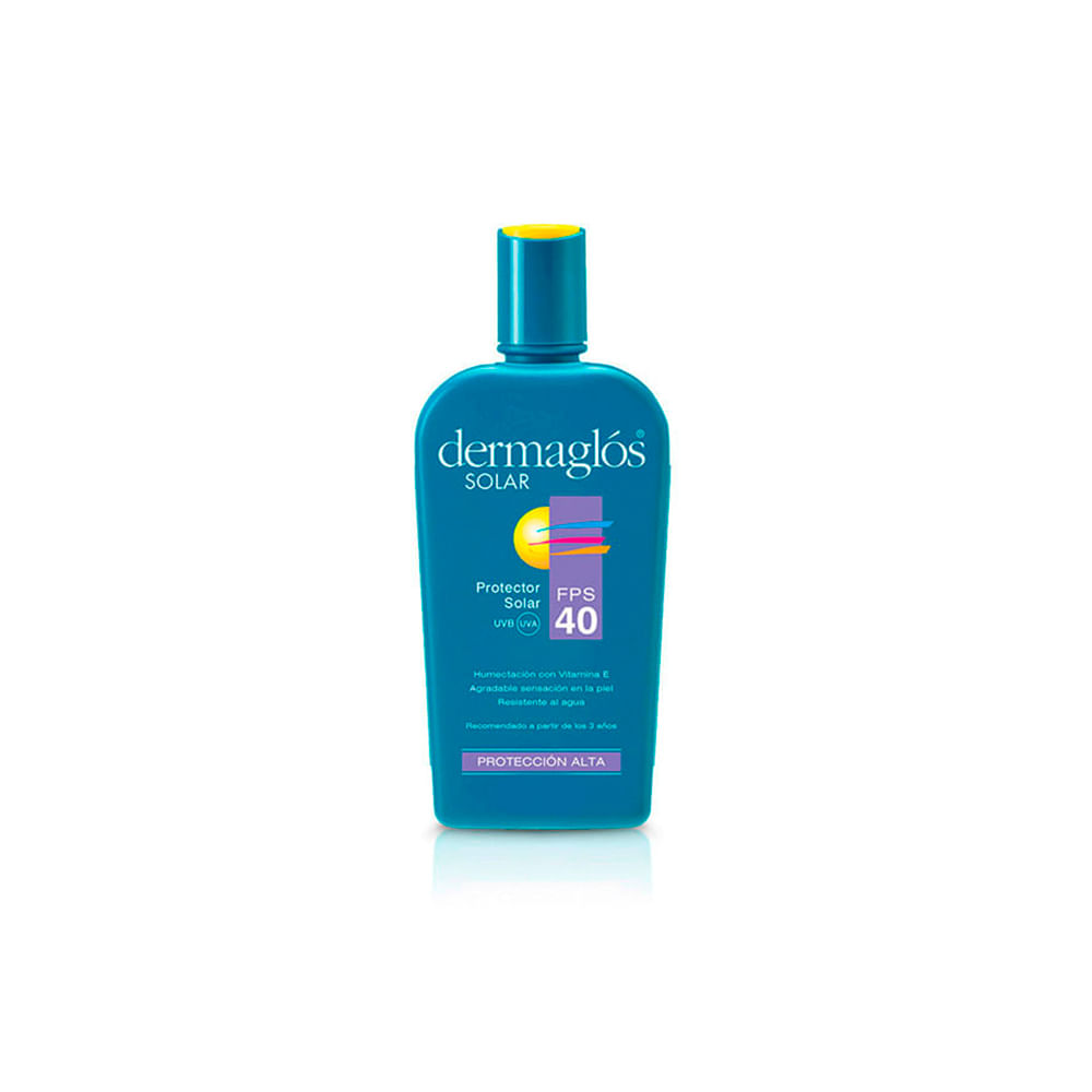 Protector Solar Emulsion F40 Dermaglos 200 cc