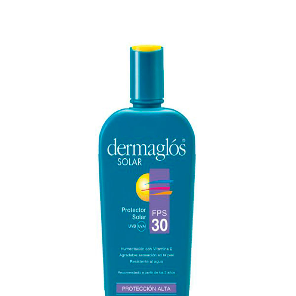 Protector Solar Emulsion F30 Dermaglos 200 cc