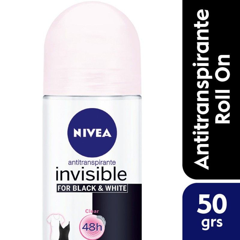 Roll-on Invisible B & W Clear Nivea 50ML