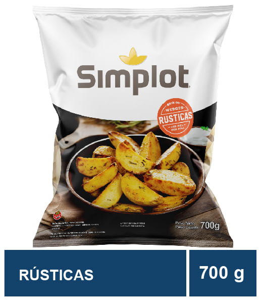 Papas Fritas Rusticas Simplot 700 gr