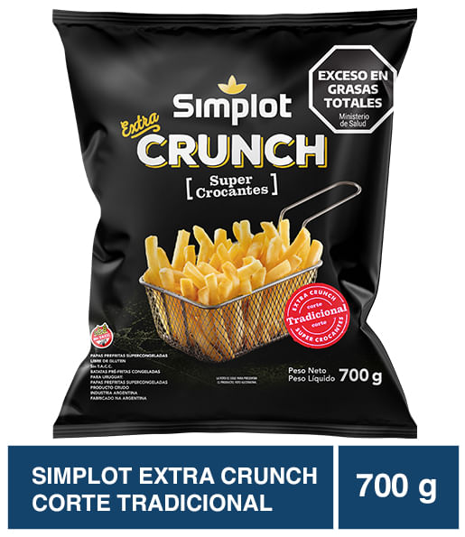 Papas Fritas Extra Crunch Tradicional Simplot 700 gr