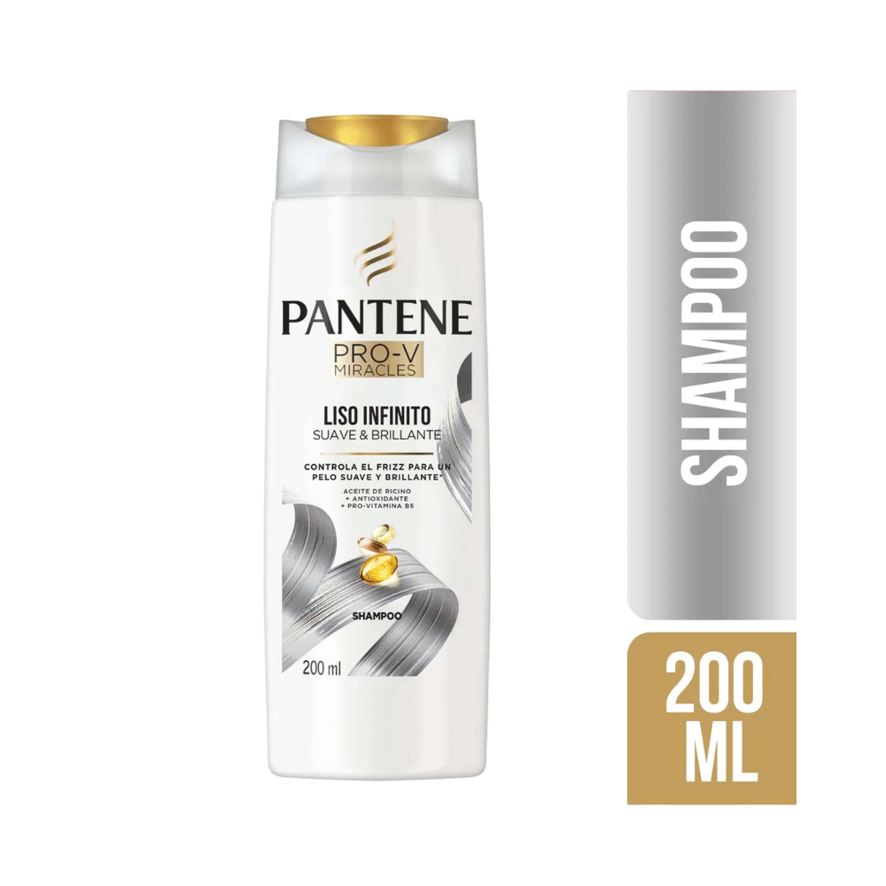Shampoo ProV Miracles Liso Infinito Pantene 200 ml | Josimar